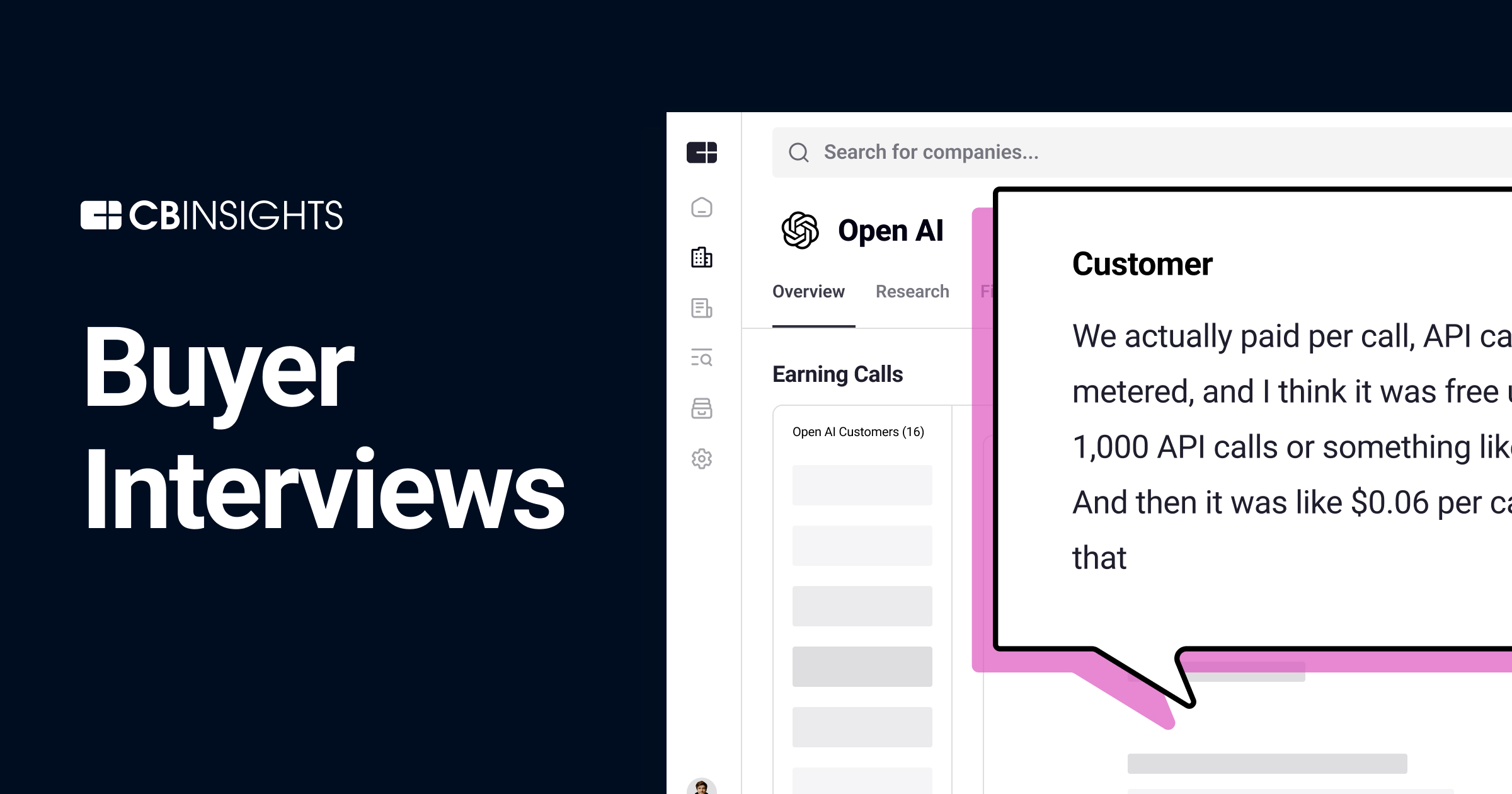 CBI Buyer Interviews